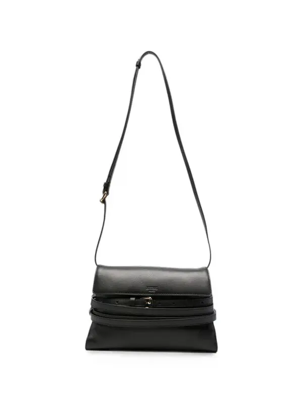 Moschino Buckle Detail Cross Body Bag - Black