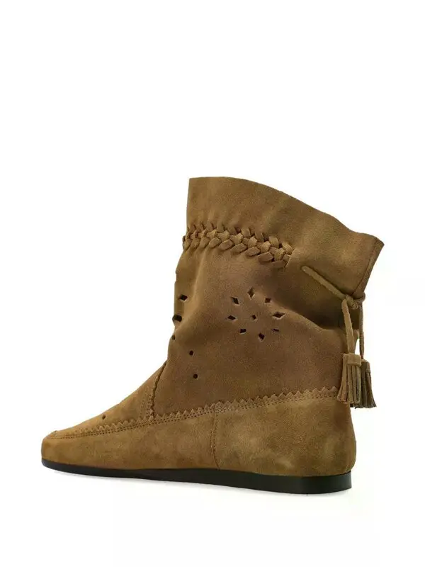 Isabel Marant Étoile Woosta Braided Tassel Ankle Boots