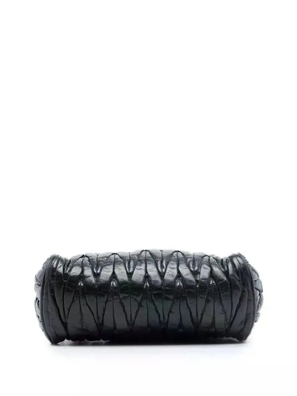 Miu Miu Matelassé Nappa Lux Charm Shoulder Bag