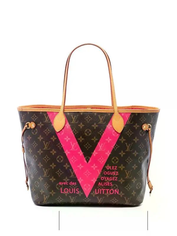 LOUIS VUITTON 2015 Limited Edition Monogram Grenade V Neverfull Mm Tote Bag