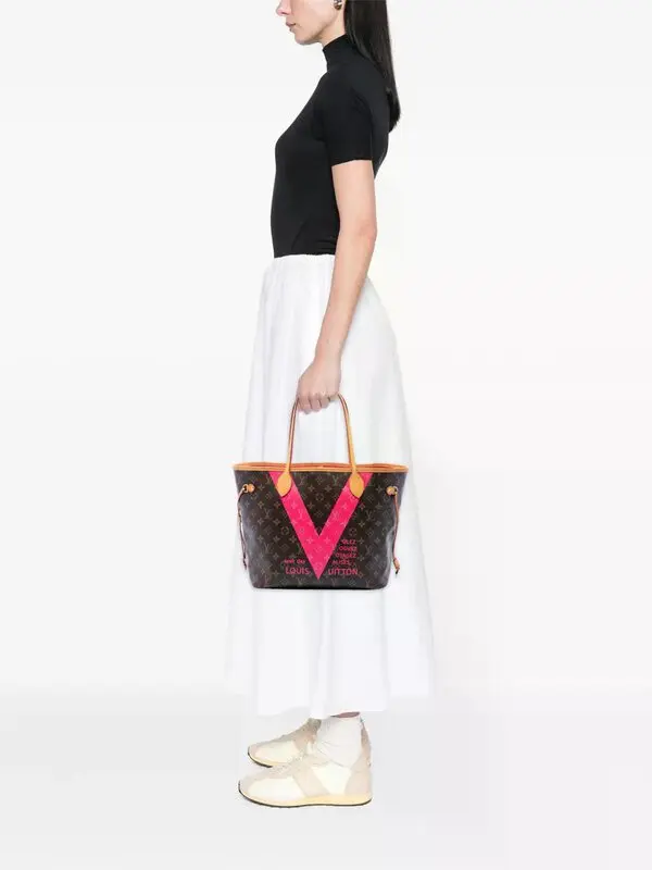 LOUIS VUITTON 2015 Limited Edition Monogram Grenade V Neverfull Mm Tote Bag