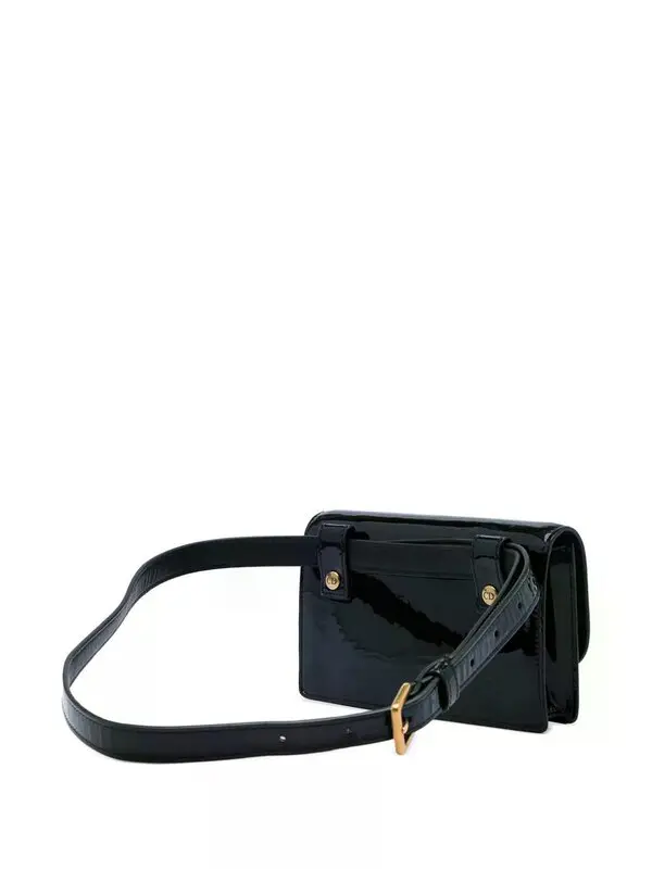 Dior 2019 Patent Saddle Belt Bag