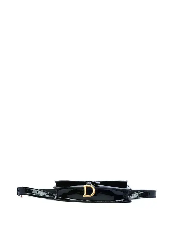 Dior 2019 Patent Saddle Belt Bag