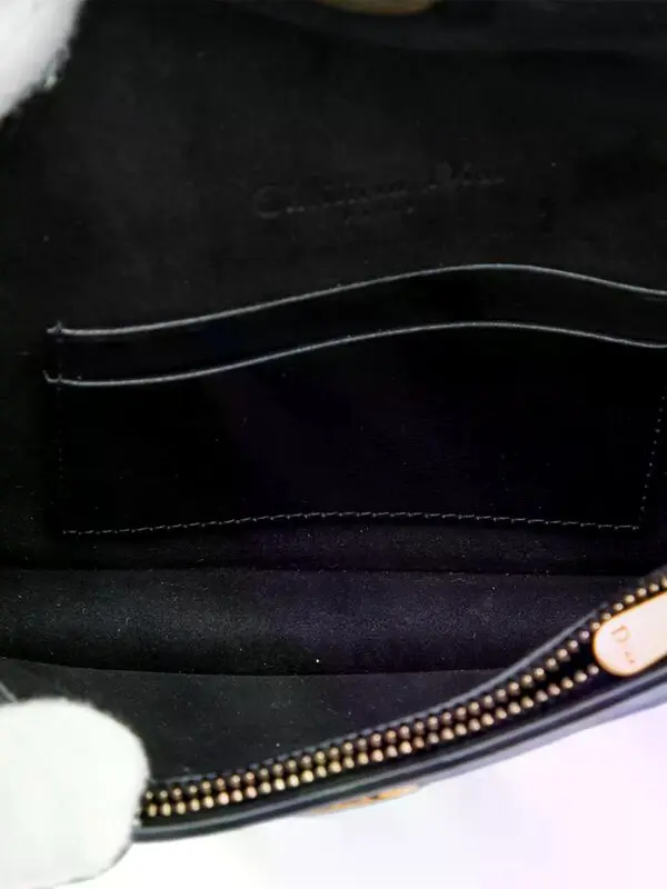 Dior 2019 Patent Saddle Belt Bag