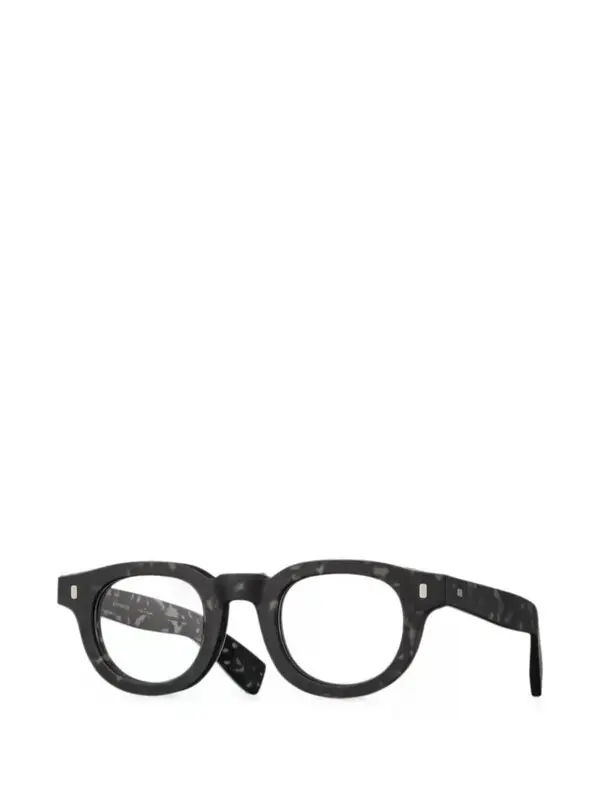 EYEVAN7285 Tortoiseshell-effect Round-frame Eyeglasses