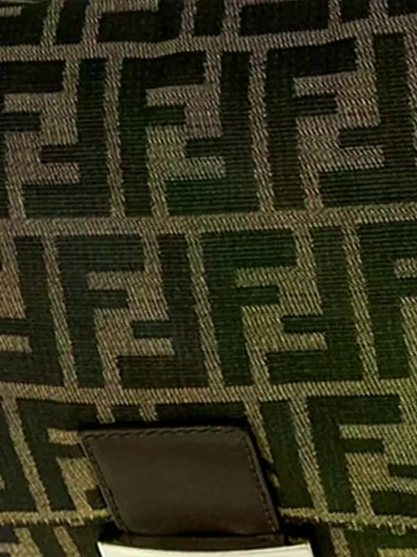 Fendi 2000-2010 Zucca Canvas Shoulder Bag - Brown