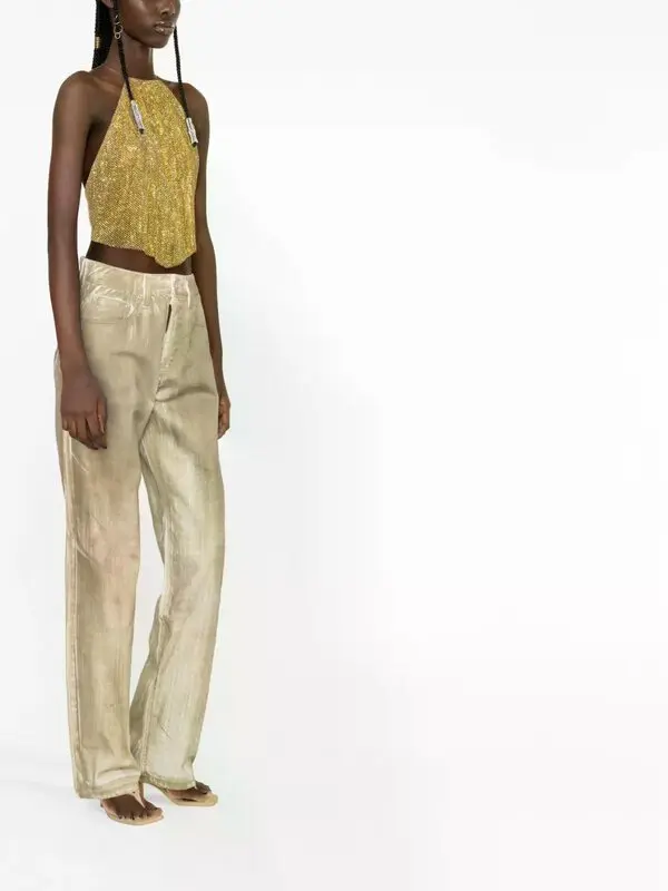 MANURI Chainmail Halterneck Top