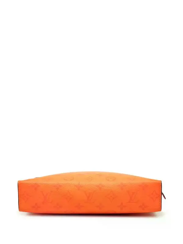 LOUIS VUITTON Monogram Taigarama Pochette Voyage Mm Clutch Bag