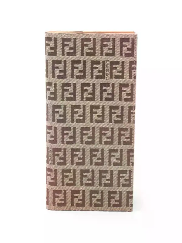 Fendi 2010s Zucchino Bi-fold Wallet - Neutrals