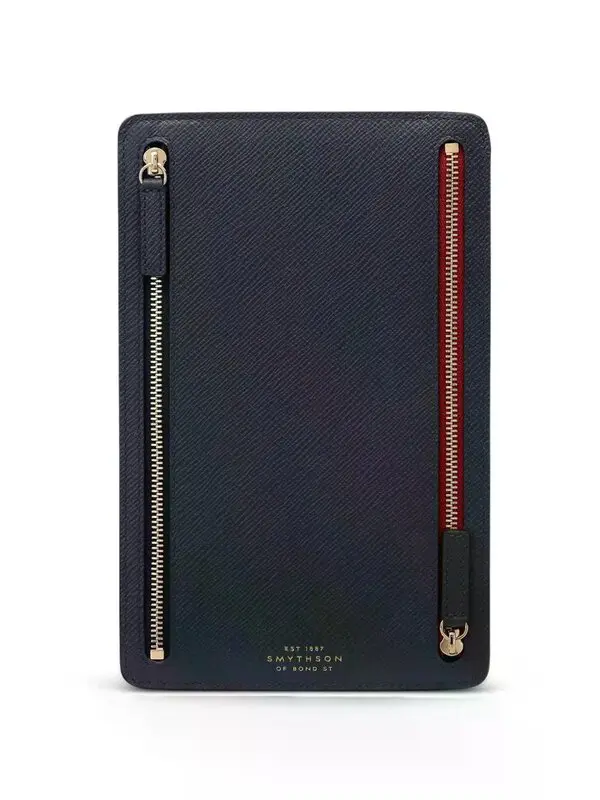 Smythson Leather Multi-zip Case
