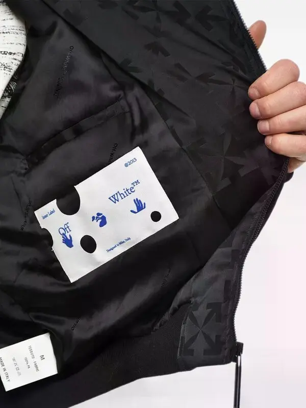 Off-White Arrows-jacquard Bomber Jacket