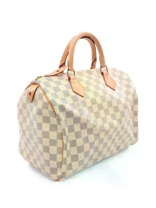LOUIS VUITTON 2013 Damier Azur Speedy 30 Tote Bag