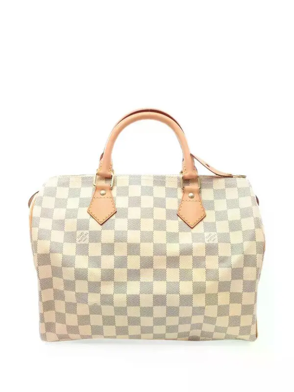 LOUIS VUITTON 2013 Damier Azur Speedy 30 Tote Bag