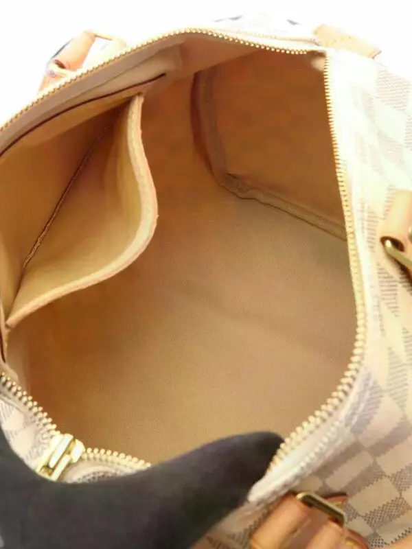 LOUIS VUITTON 2013 Damier Azur Speedy 30 Tote Bag