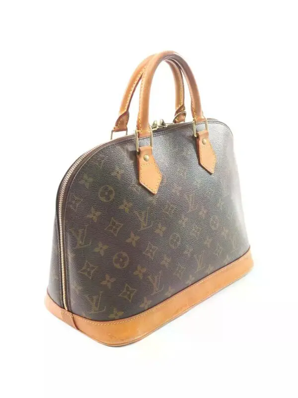 LOUIS VUITTON Monogram Canvas Alma Pm Handbag - Brown
