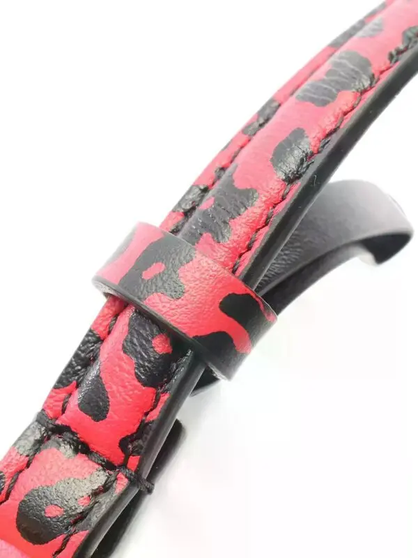 Dior 2010s Cd Logo Leopard-print Belt