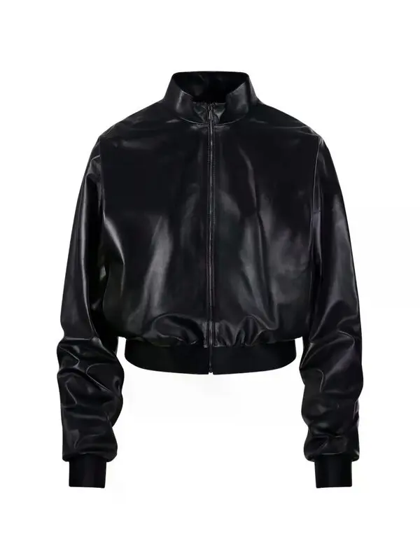 Gucci Zip-up Leather Jacket