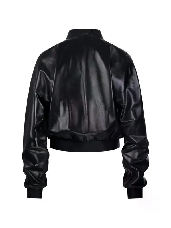 Gucci Zip-up Leather Jacket