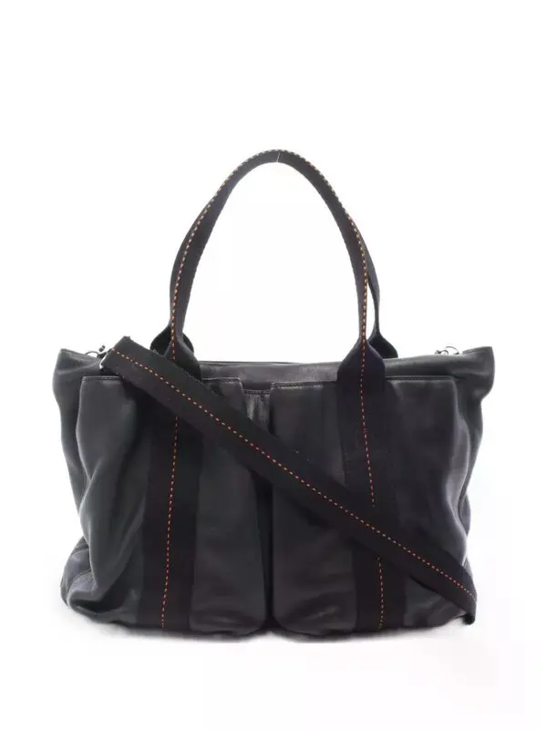 Hermès 2000s Caravan Horizontal Mm Tote Bag - Black