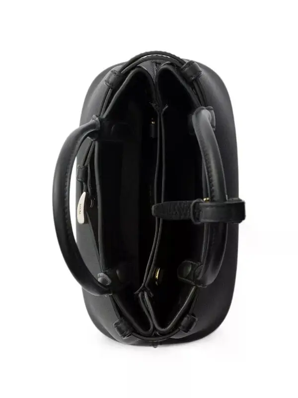 Prada Buckle Small Leather Bag With Belt