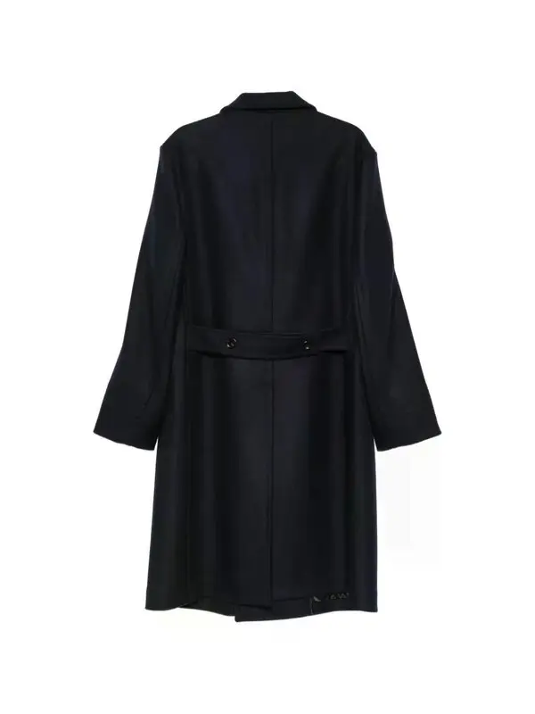 TOM FORD Double-breasted Buttoned Coat - Blue