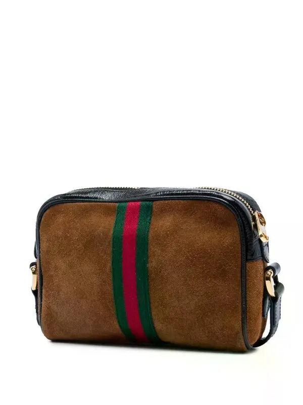 Gucci Ophidia Suede Web Crossbody Bag