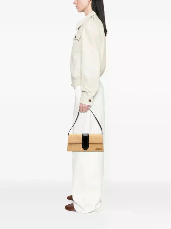 Jacquemus 2010-2026 Raffia Le Bambino Long Shoulder Bag - Neutrals
