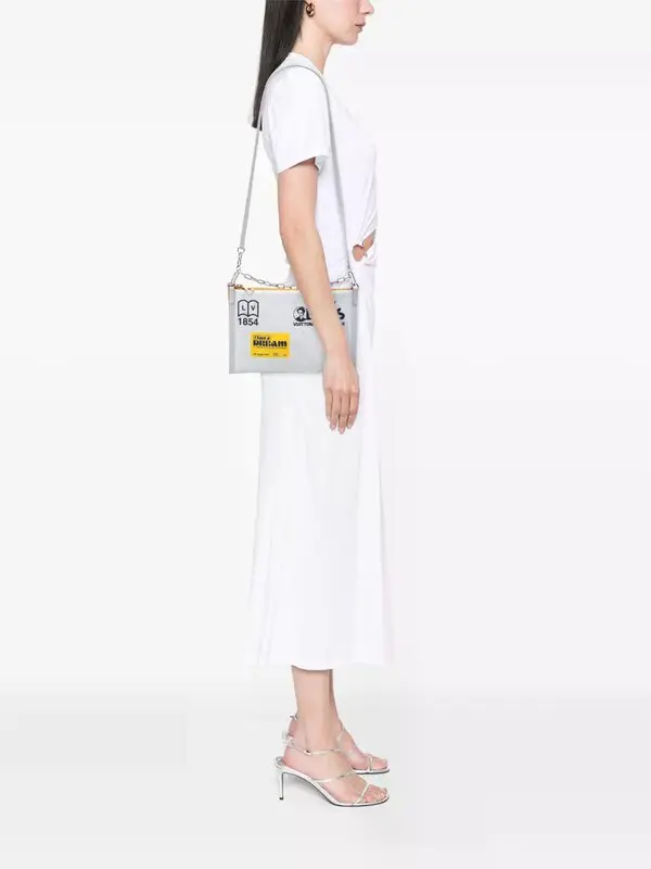 LOUIS VUITTON 2019 Monogram Antartica Double Flat Messenger Crossbody Bag