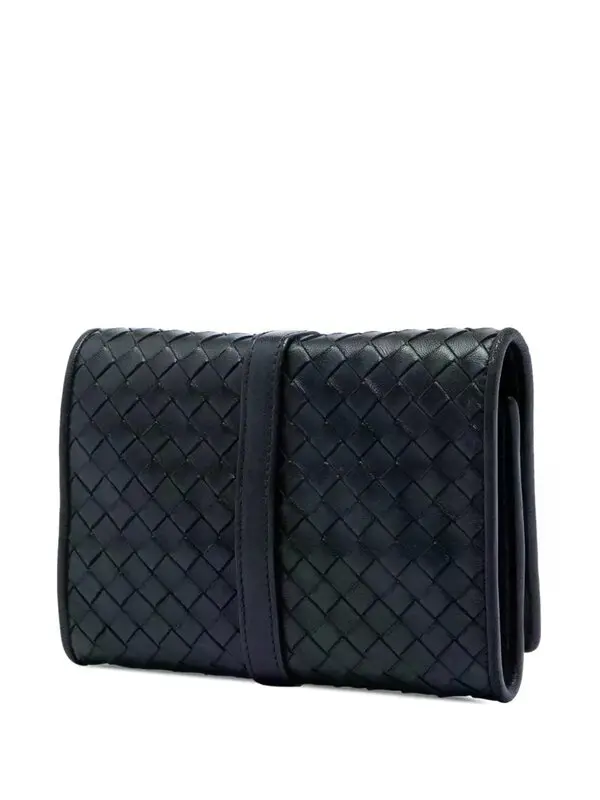 Bottega Veneta 2012-2026 Nappa Intrecciato Jewelry Roll - Black
