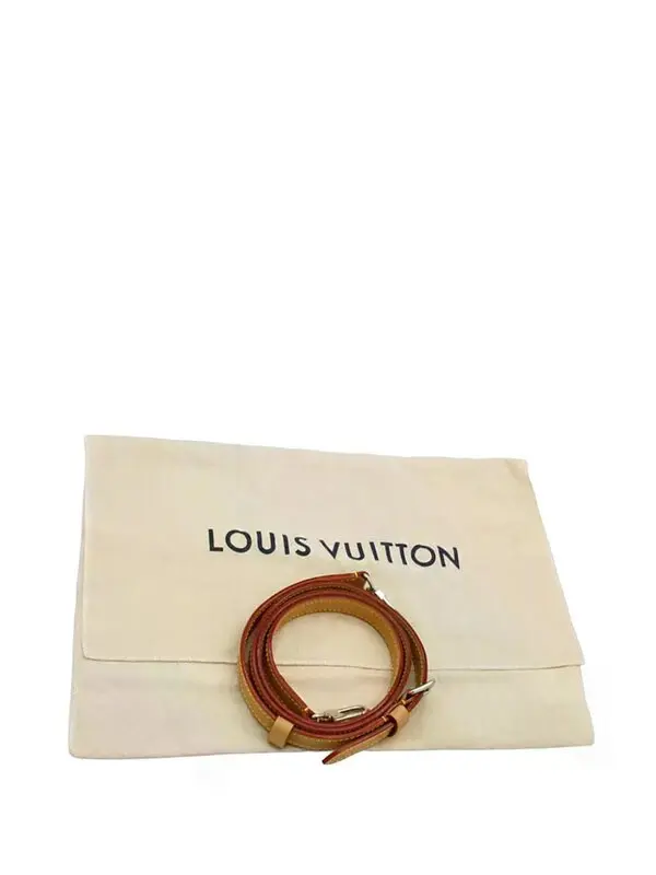 LOUIS VUITTON 2022 Leather Vertical Box Trunk Satchel