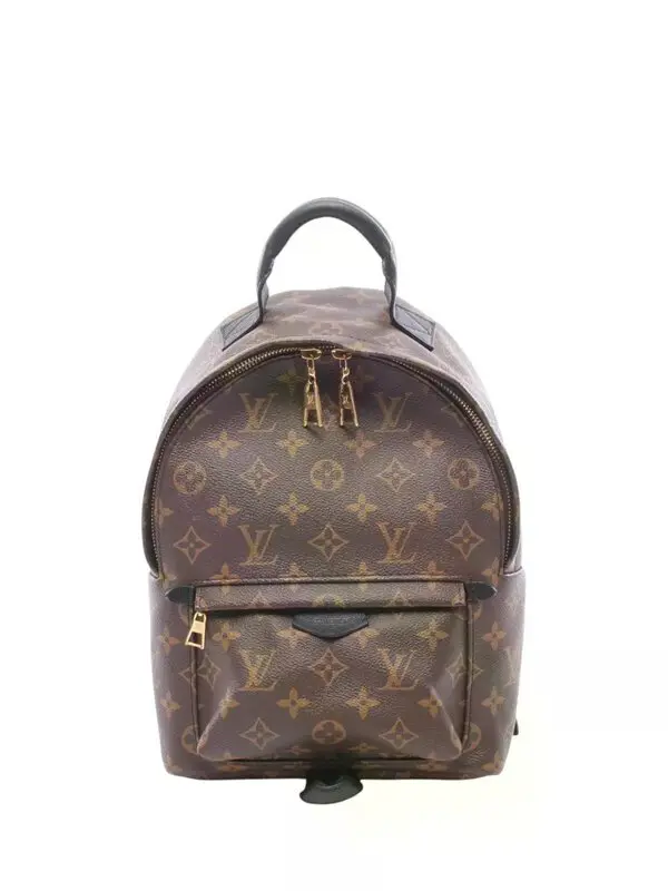 LOUIS VUITTON 2019 Monogram Palm Springs Pm Backpack - Brown