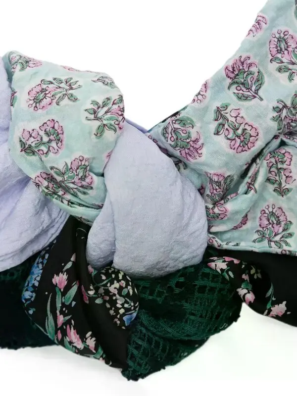 CA4LA Floral Print Mesh Headband