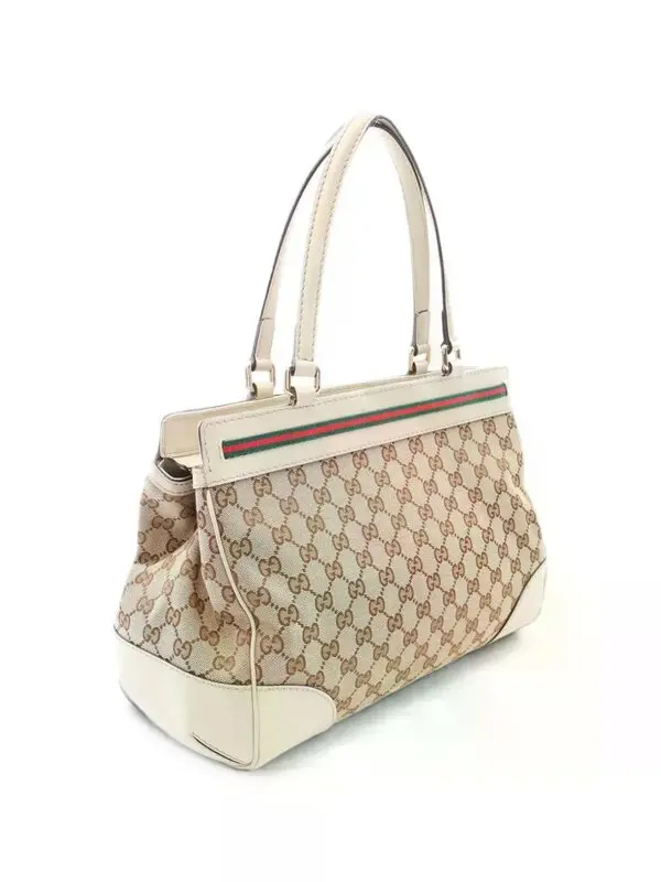 Gucci 2000s Mayfair Gg Canvas Tote Bag
