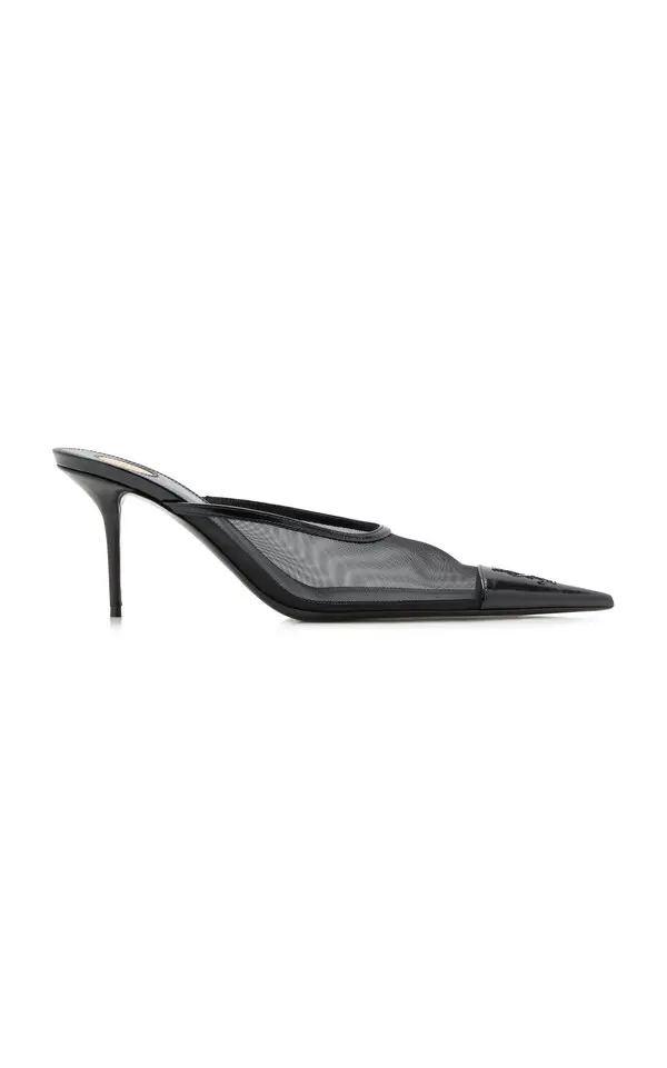 Saint Laurent Resille Kitten Heels