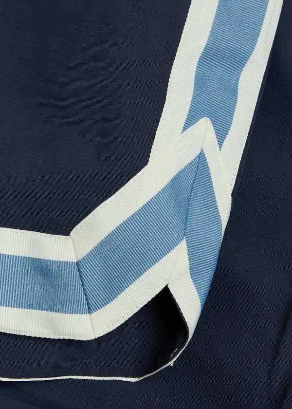 CHE Ché Striped Poplin Swim Shorts
