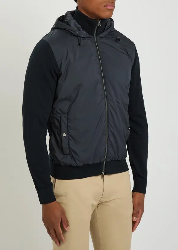 Herno Quilted Hooded Cotton Jacket