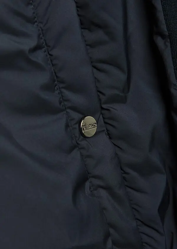 Herno Quilted Hooded Cotton Jacket