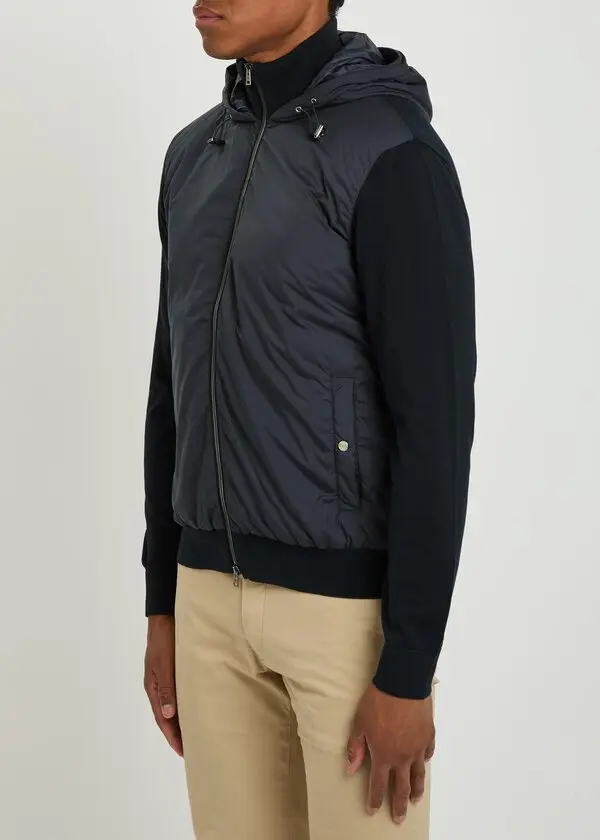Herno Quilted Hooded Cotton Jacket