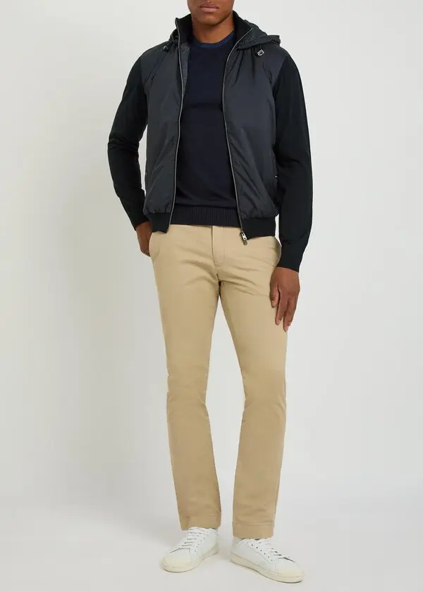 Herno Quilted Hooded Cotton Jacket