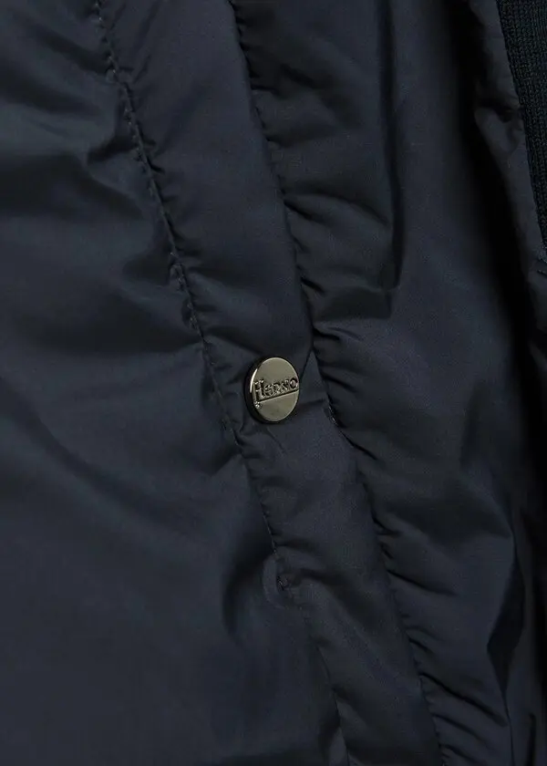 Herno Quilted Hooded Cotton Jacket