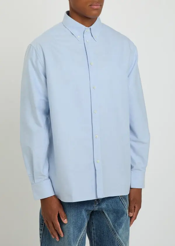 JW Anderson Logo-embroidered Cotton Shirt