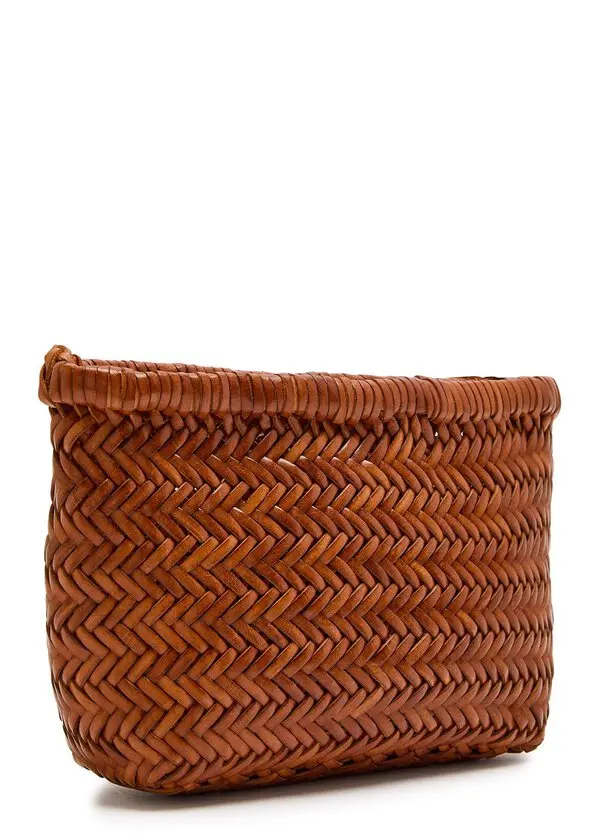 Dragon Diffusion Minsu Woven Leather Cross-body Bag