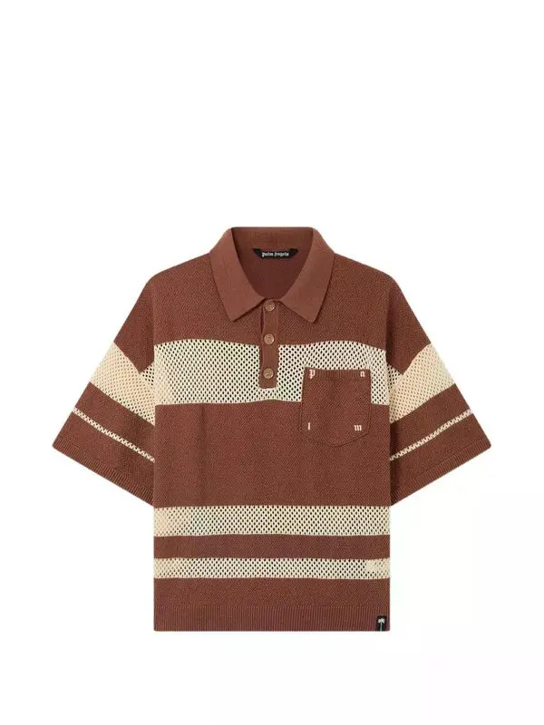 Palm Angels Palm Type Loose-knit Polo