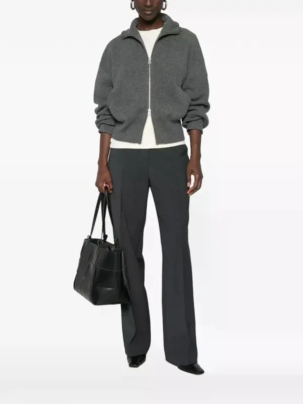 Extreme Cashmere Zip-up Knitted Sweater