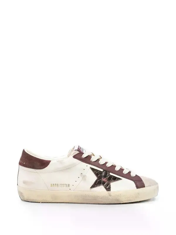 GOLDEN GOOSE Super-star Distressed Sneakers