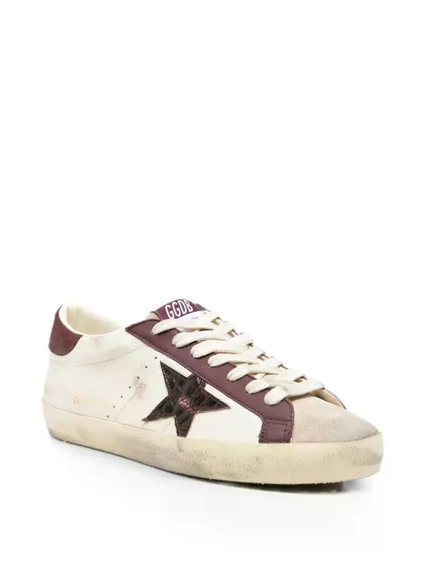 GOLDEN GOOSE Super-star Distressed Sneakers