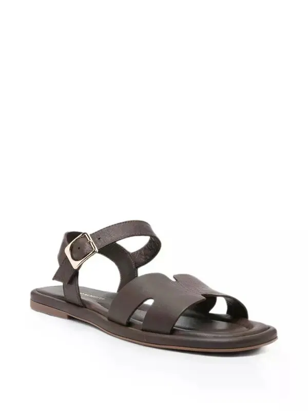 SERGIO MORETTI FIRENZE Buckle-fastening Leather Sandals