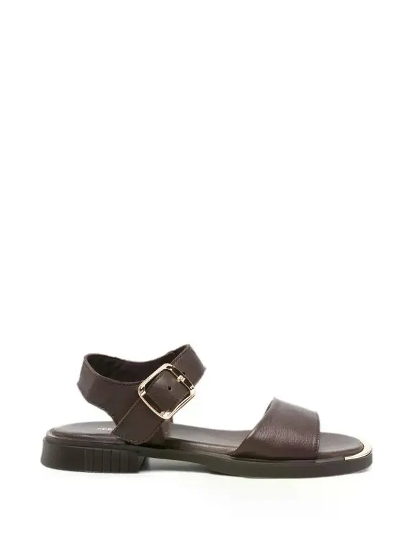SERGIO MORETTI FIRENZE Buckle-fastening Leather Sandals