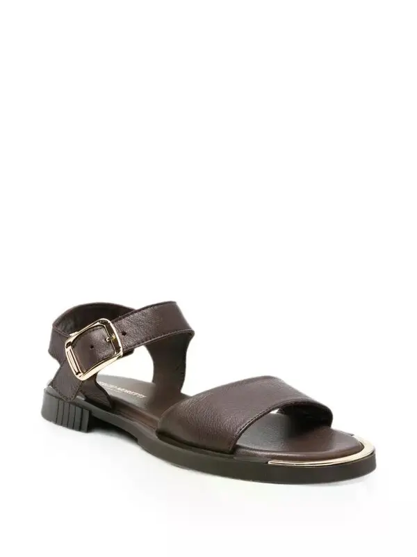 SERGIO MORETTI FIRENZE Buckle-fastening Leather Sandals