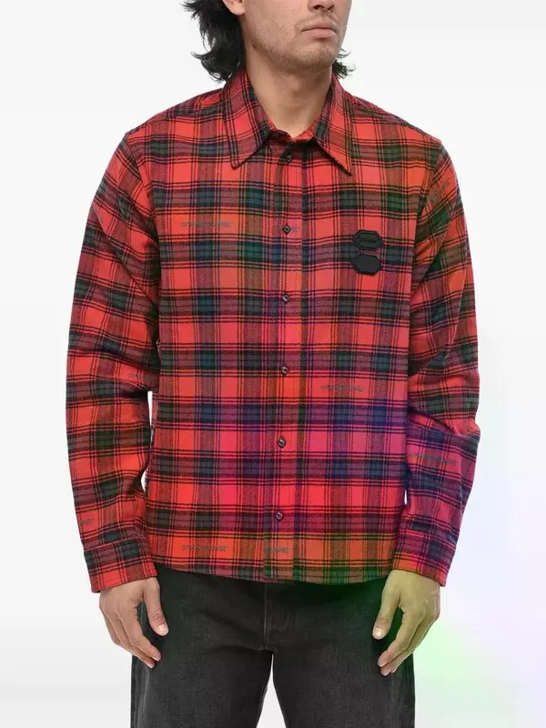 Off-White Stencil Checked Shirt